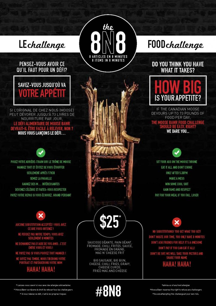 The 8N8 Food Challenge – MooseBawr